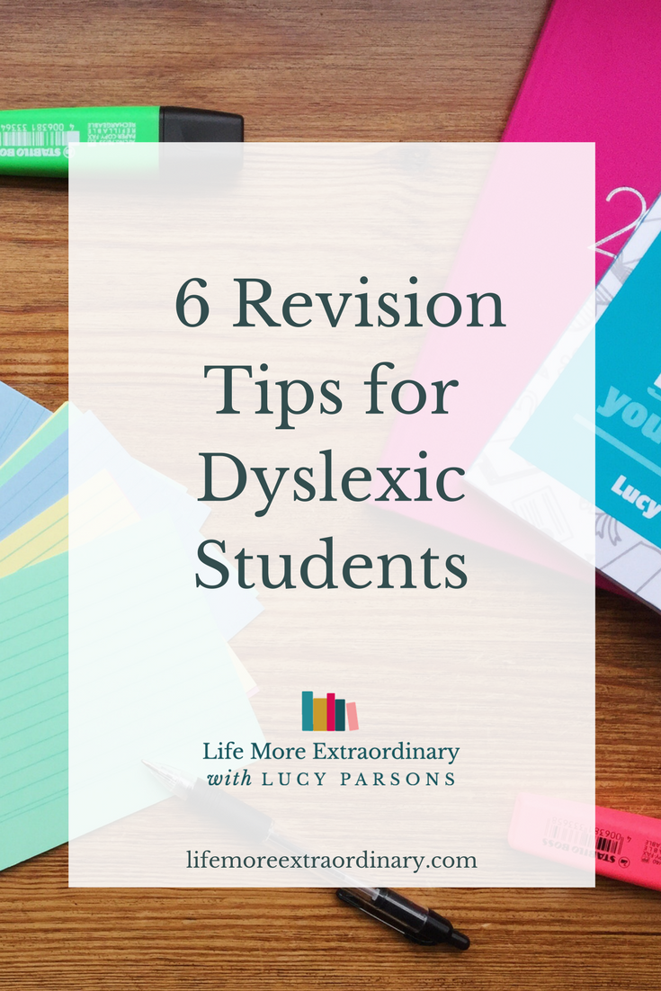6 Revision Techniques For Dyslexics 6 Revision Techniques For Dyslexics