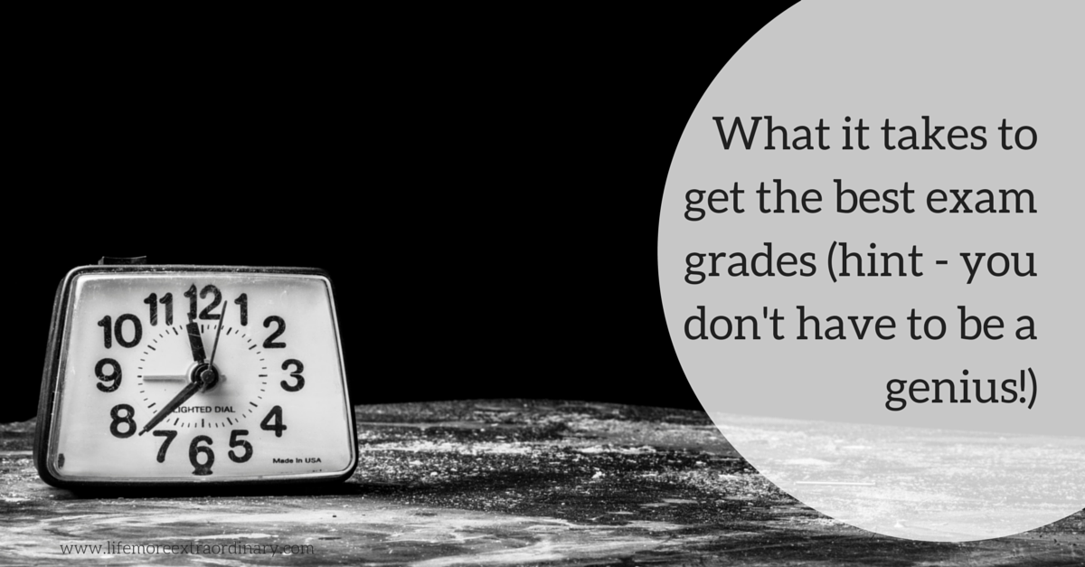Time management and commitment get great exam results