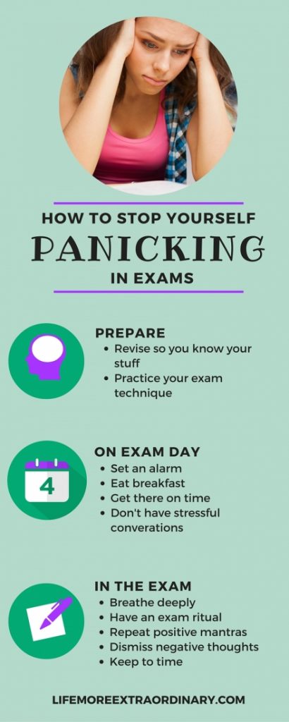 How to stop yourself panicking in exams