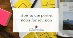 How to use post-it notes for revision