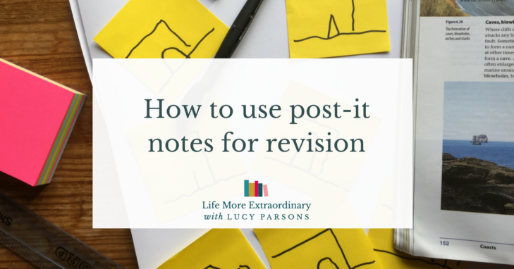 How to use post-it notes for revision