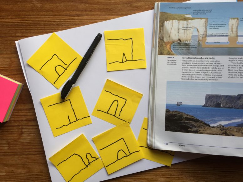 How to use post-it notes for revision