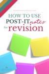 How to use post-it notes for revision