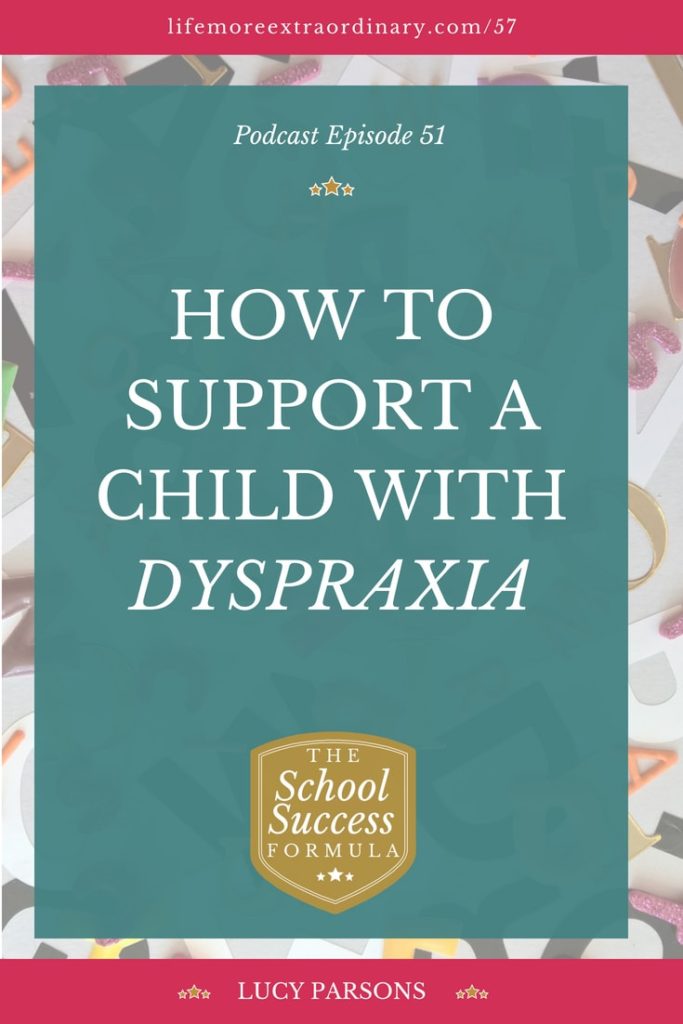 How support a child with dyspraxia